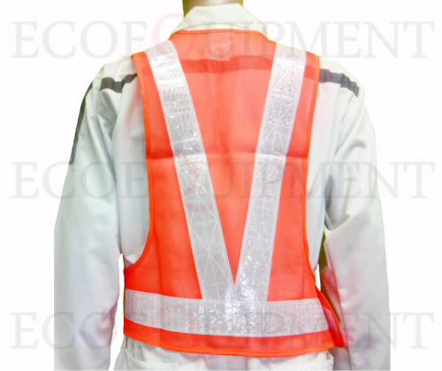 Safety Vest CP-Net Type with Reflector – Ecoequipment PPE Philippines